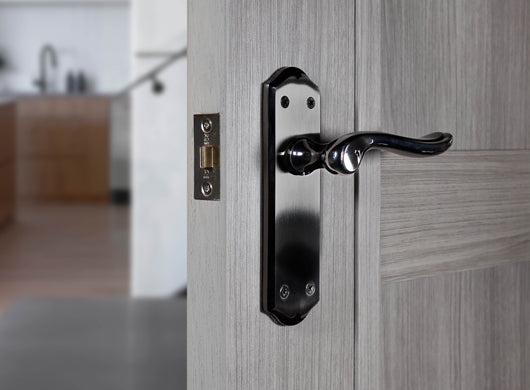 Door handles On Backplate | The Door Store